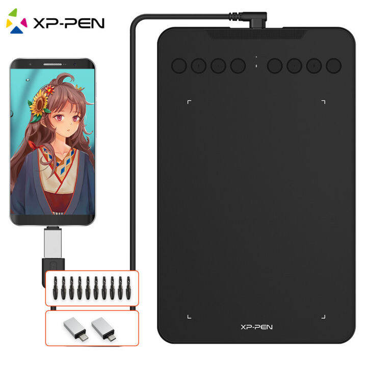 XPPen Deco mini7 7 Inch Drawing Tablet รองรับ Windows, Mac และ Android รองรับ Tilt fuction 8192 ...