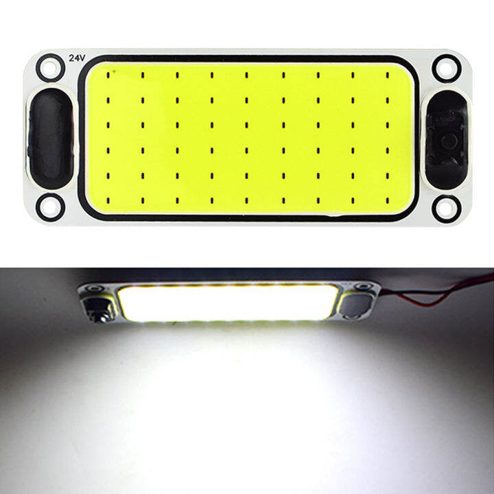 JaneDream 12V/24V 54LED Truck Car interior COB Light LED Lamp Super ...