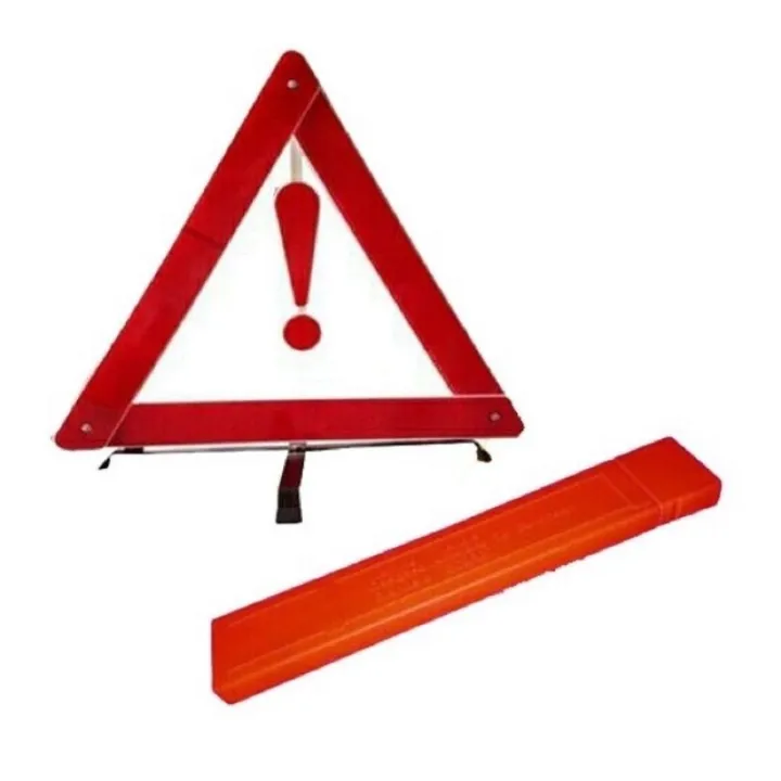 CSY SHOP Red/Yellow Car Early Warning Device Triangle Sign For Road ...