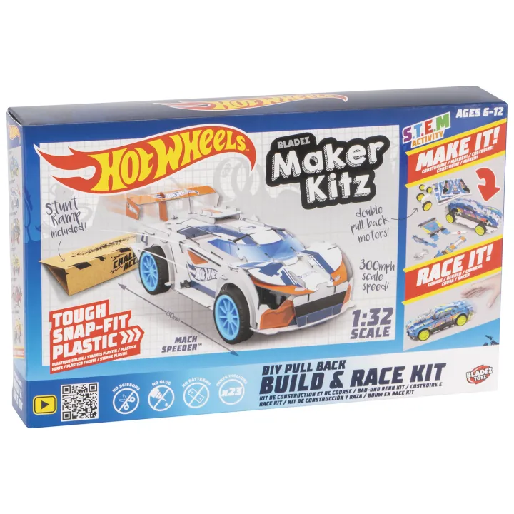 Hot Wheels Maker Kitz - Build & Race Kit (1 PC Random Assortment ...