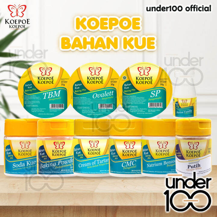 KOEPOE-KOEPOE Bahan Kue Baking Mix | Ovalett S P T B M Pengemulsi | Baking Powder Pengembang kue ...