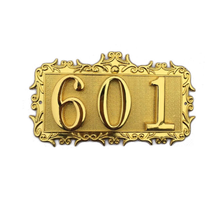 Metal Signage House Number, Customized Number Room Number Hotel Number ...