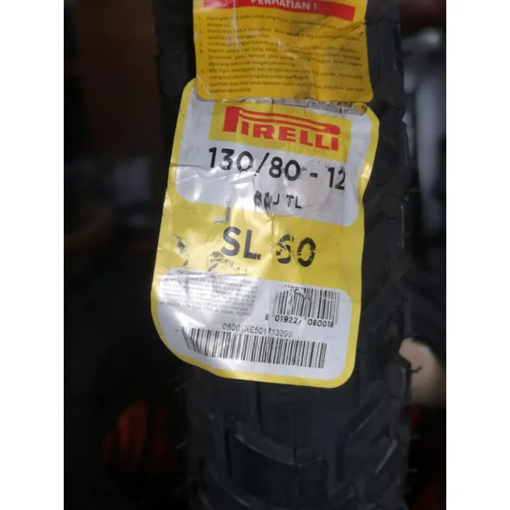 Ban Motor Pirelli SL60 130 / 80 - 12 import klx monkey | Lazada Indonesia
