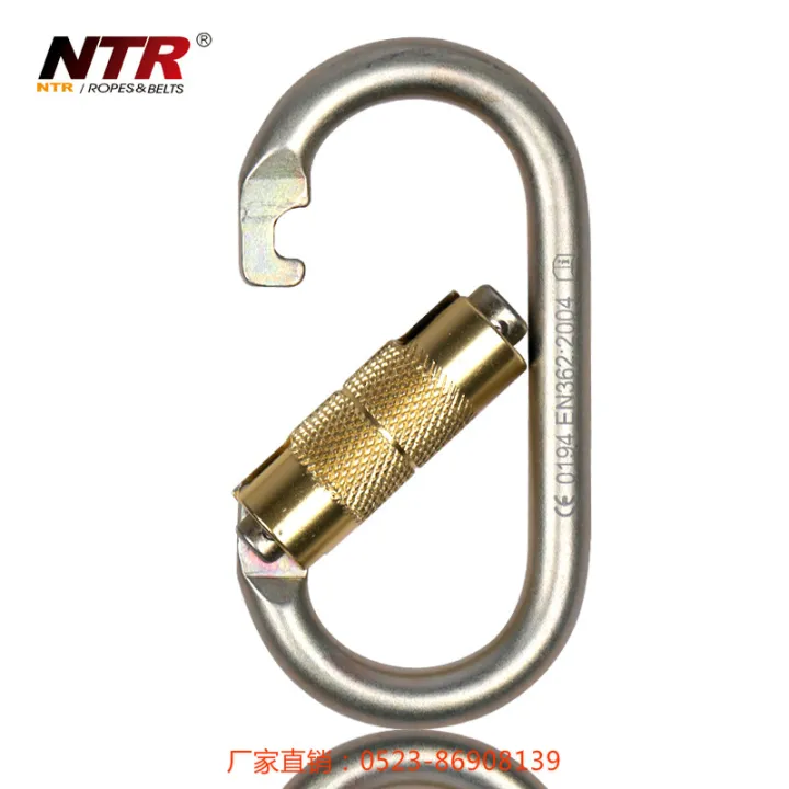 Telfast-hanging outdoor climbing buckle automatic steel cable main lock ...