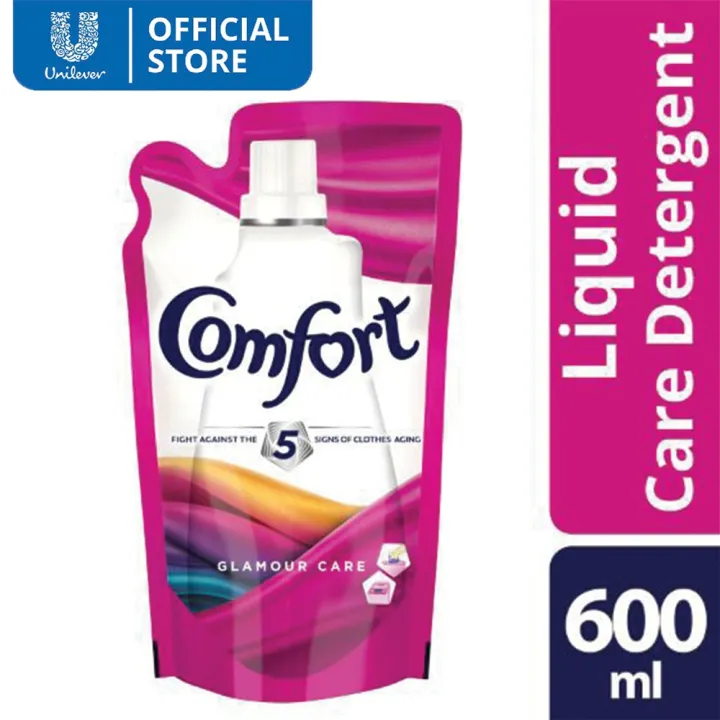 Comfort Laundry Liquid Detergent Glamour Care 600ml Pouch | Lazada PH