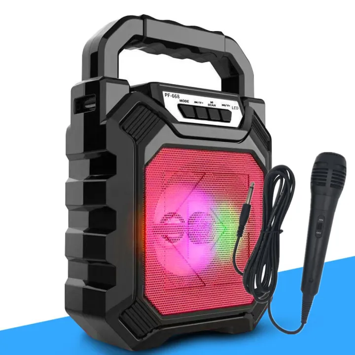 KUKU LN35 small karaoke system, wireless portable bluetooth speaker ...