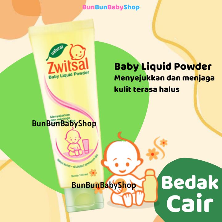 Zwitsal Baby Liquid Powder 100ml Bedak Cair New Born Perawatan Bayi ...