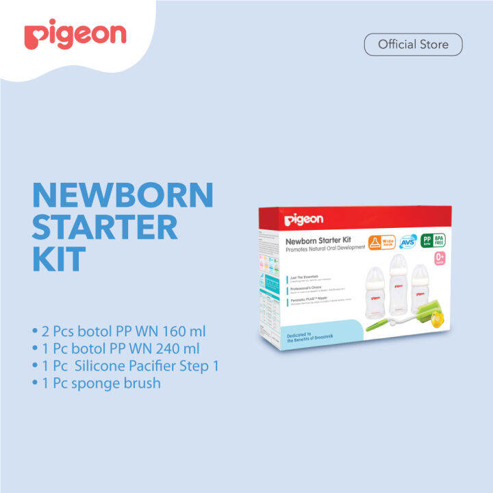PIGEON Newborn Starter Kit | Paket Botol Susu | Lazada Indonesia