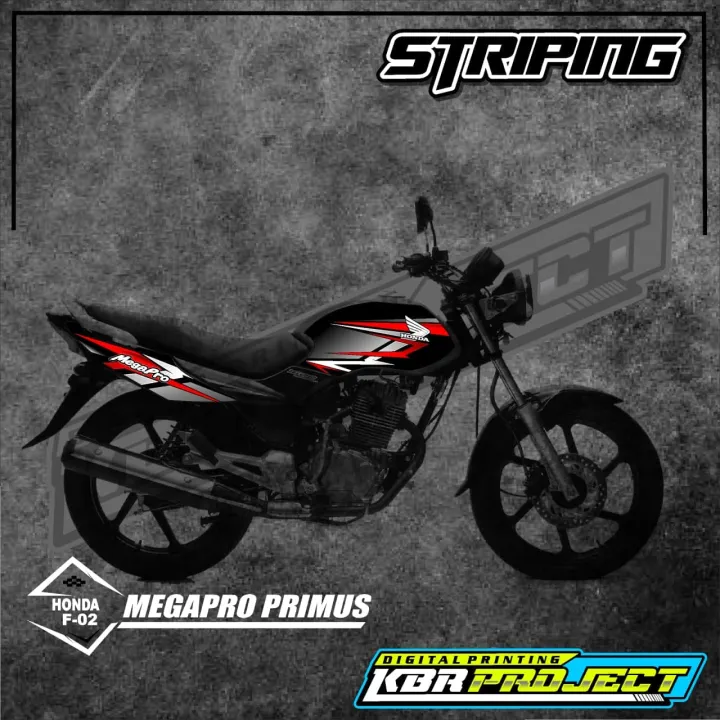 [COD] Stiker MEGAPRO PRIMUS striping MEGAPRO PRIMUS motor HONDA motor ...