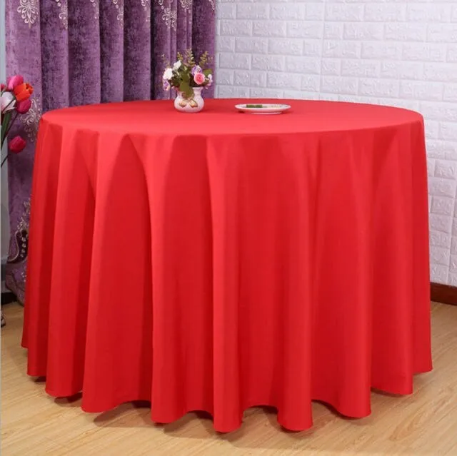 Red Katrina Round Table Cloth for 8-Seater | Lazada PH