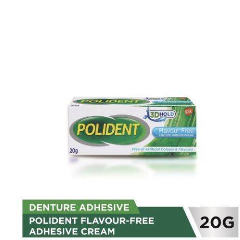 POLIDENT Denture Adhesive Flavor Free 20g | Lazada PH
