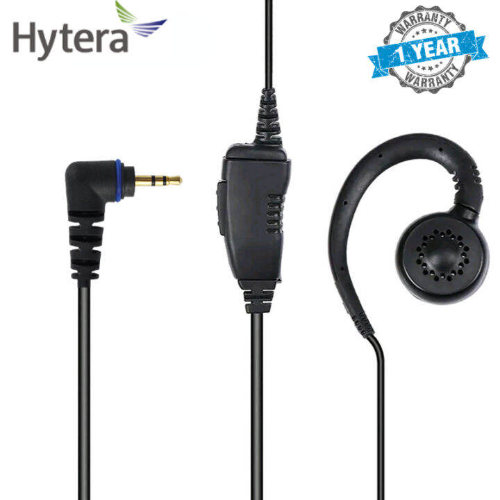 Hytera PD358 PD368 PD378 PD3 series Radios 2 Pin wire in-Line Mic/PTT ...