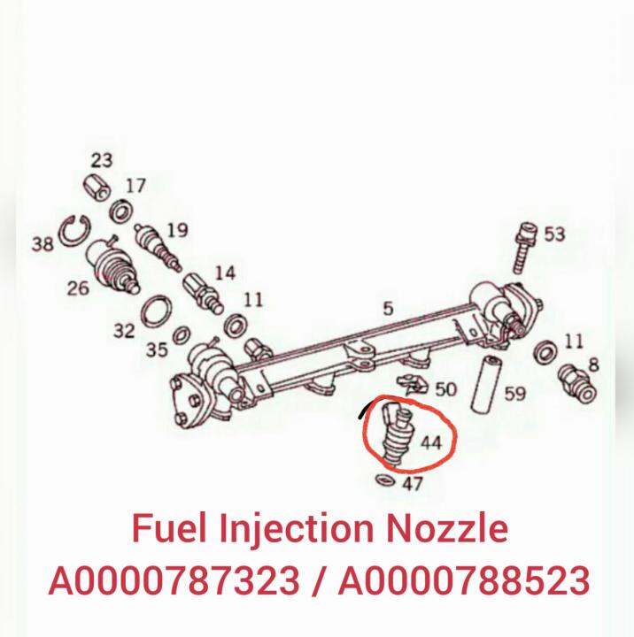 Genuine Mercedes Fuel Injector for Mercedes Benz C-Class (W202) | Lazada