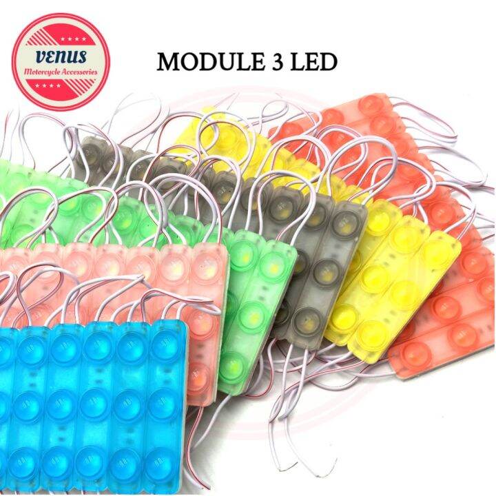 Venus Motorcycle/Car Module 3LED Light Decorative Light 1Piece | Lazada PH