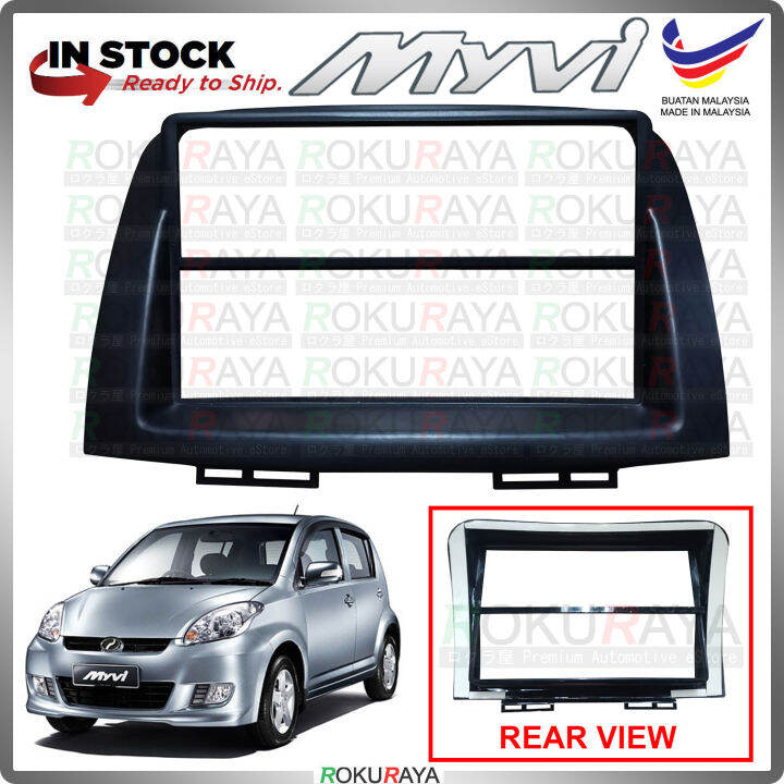 [15 x 24cm] Stick On Convert Double Din to Single - Perodua Myvi Old ...