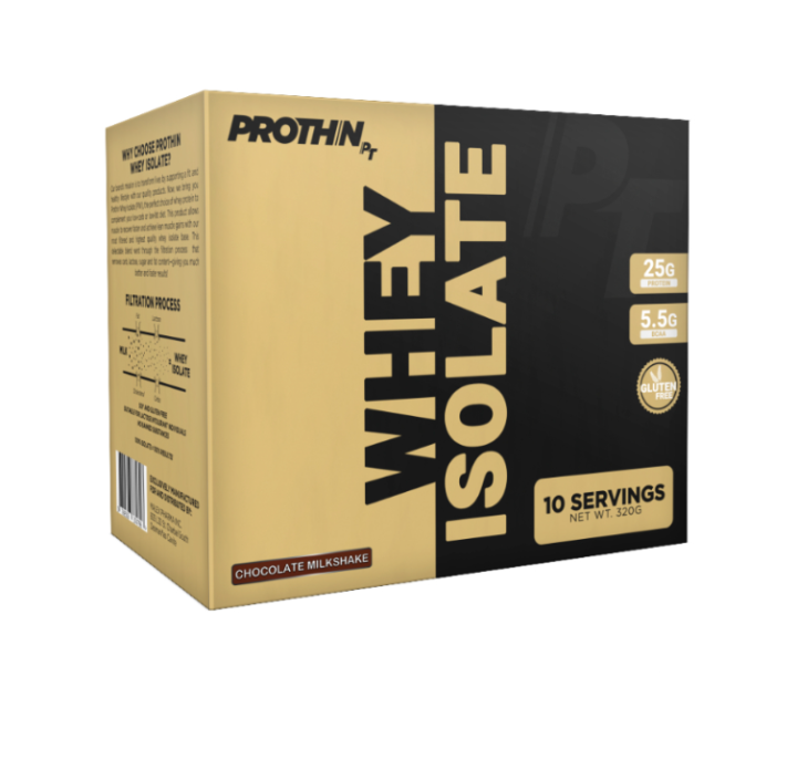 Prothin Whey Isolate 10 servings (10 sachets per box) | Lazada PH