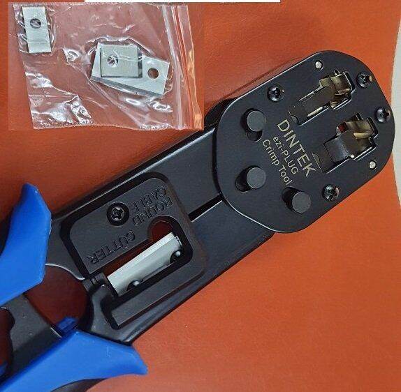 Kìm bấm mạng xuyên thấu Dintek dùng cho đầu bấm cat5 và cat6 | Lazada.vn