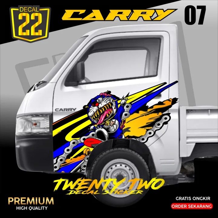 Sticker Stiker Kabin Pintu Mobil Pickup New Carry / L-300 / Suzuki ...