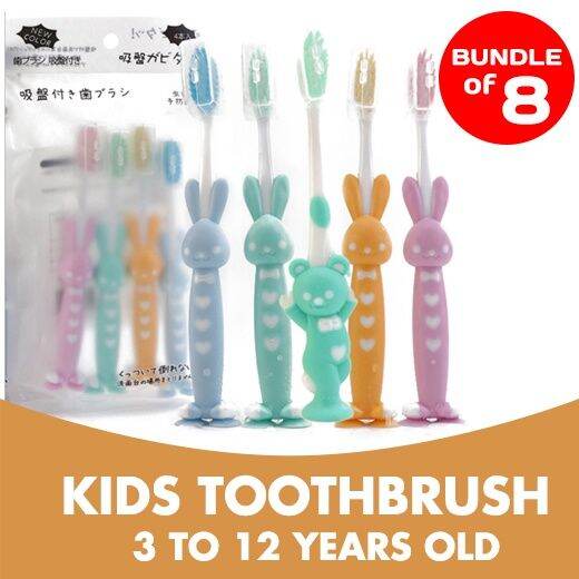 [Bundle of 8] Kids Soft-bristled Toothbrushes for Children | Lazada ...