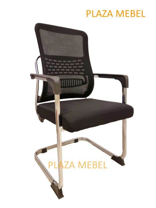 Kursi Kantor / Meeting / Kursi Hadap Besi Minimalis Jaring 809D (KHUSUS ...