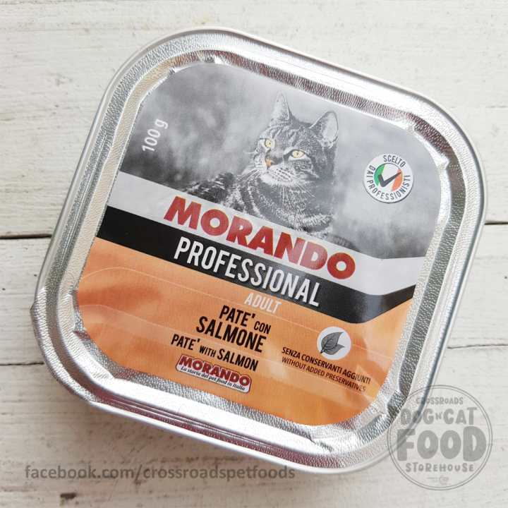 MORANDO PROFESSIONAL Adult Cat Pate with Salmon, 100g (for 3-5kg weight ...