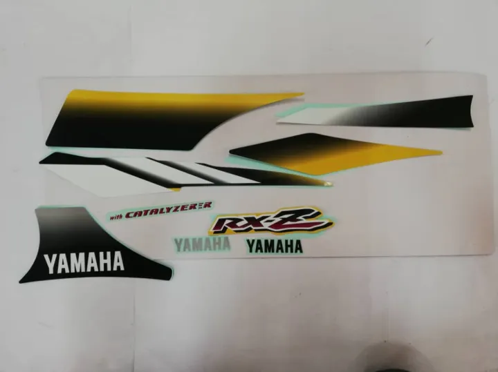 RXZ CATALYZER BODY STICKER SET 100% ORIGINAL HLY | Lazada
