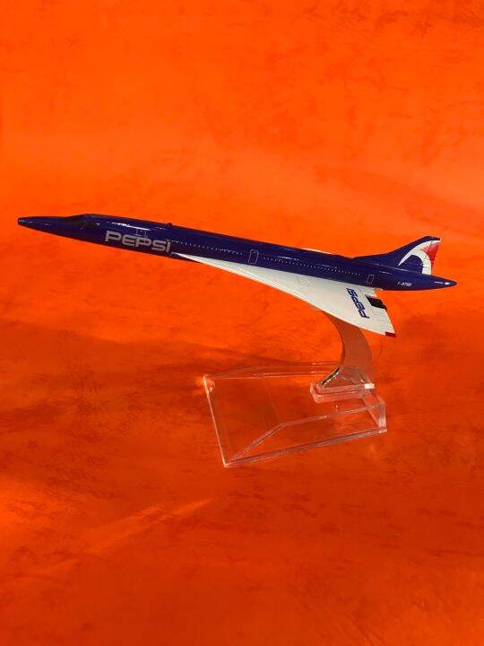 Pepsi Concorde Metal Die-Cast Aircraft Model 15.5cm | Lazada