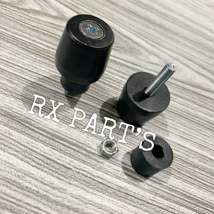 Jalu stang / bandul stang Hitam / Bar end Black FULL BESI PADAT ...