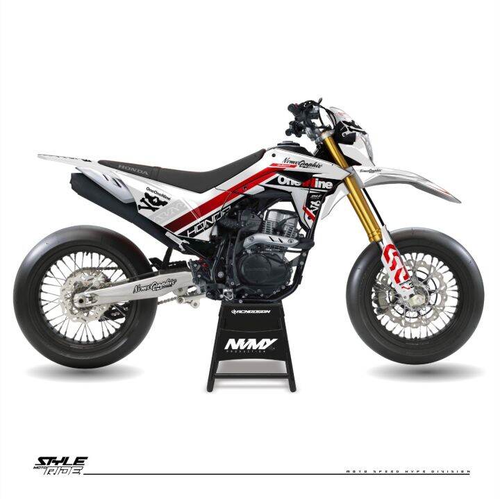 DECAL CRF 150L FULL BODY - DECAL SUPERMOTO MOTO CROSS - DECAL CRF ...