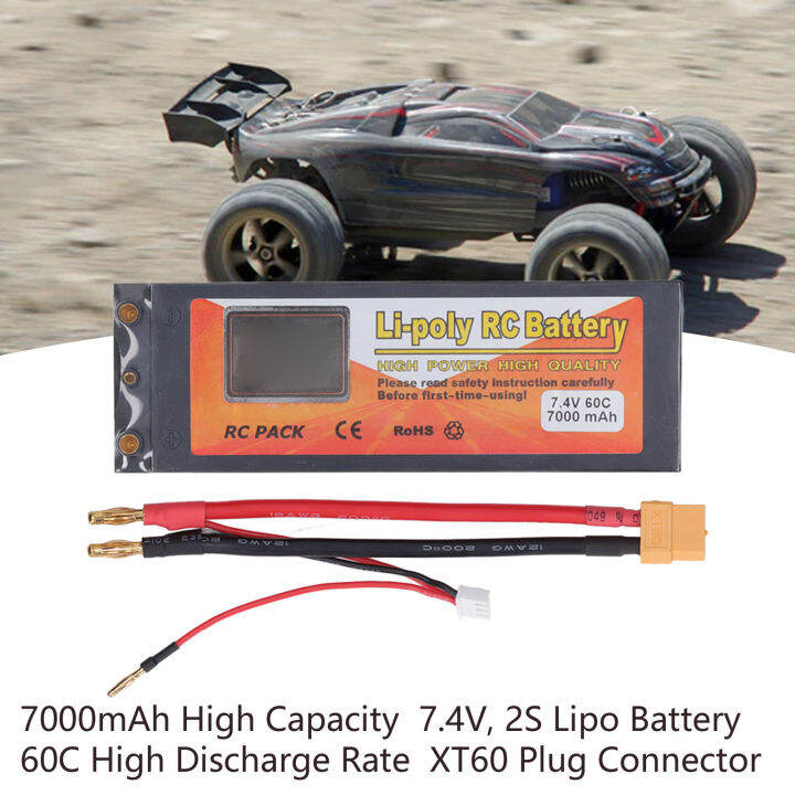 Li Poly RC Battery 2S 7000mAh Lipo Battery for Car Model | Lazada PH