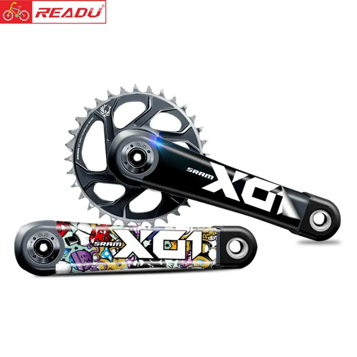 READU 2022 Mountain Bike X01 Crank Sticker AM DH Crank Decal Bike ...