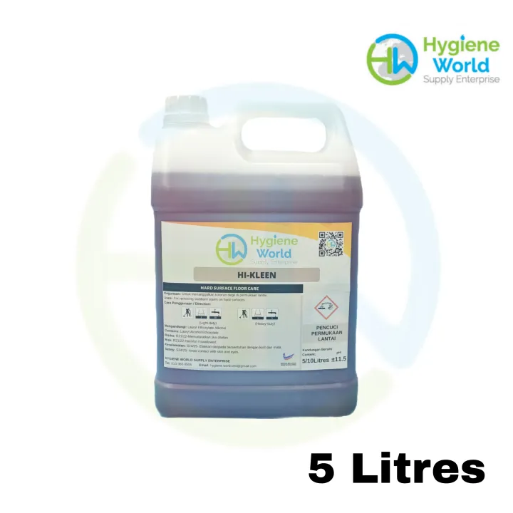 Hi Kleen 5L / FOR REMOVING STUBBORN STAINS / DIRT REMOVER | Lazada