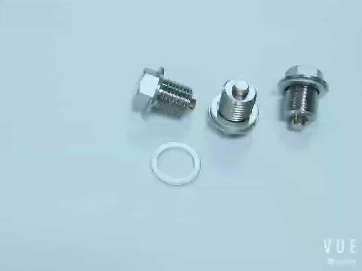 M12 M14x1.5 M16 M18x1.5 M20X1.5 Stainless Steel Oil Drain Plug With ...