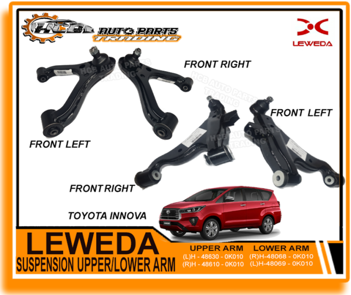 HCB LEWEDA SUSPENSION ARM UPPER/ LOWER FOR TOYOTA CAR INNOVA 2005-2019 ...