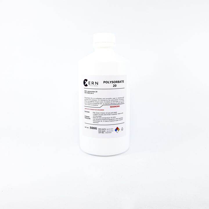 Polysorbate20 / Solubilizer / Tween20 500G | Lazada PH