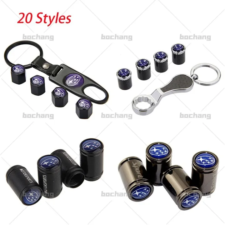 Car Tire Valve Stem Caps For Subaru STI Auto Tyre Air Covers | Lazada PH