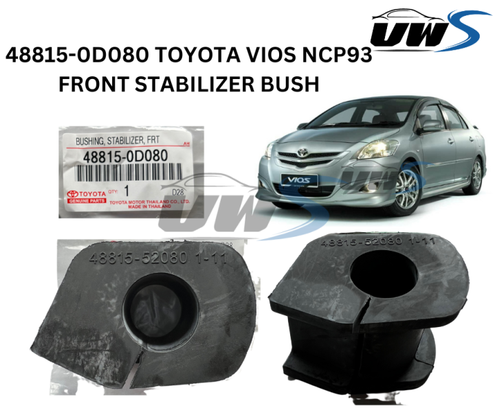 48815-0D080 TOYOTA VIOS NCP93 FRONT STABILIZER BUSH | Lazada