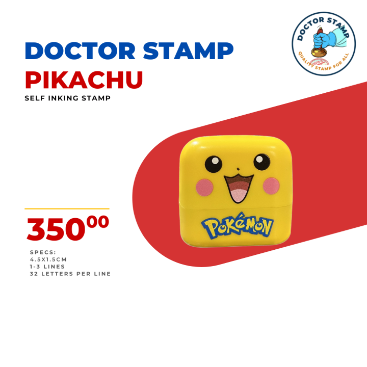 Pikachu flash stamp | Lazada PH