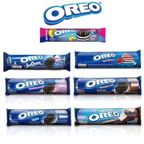 Oreo Roll Biskuit Original Chocolate Red Velvet 119.6G All Variant ...