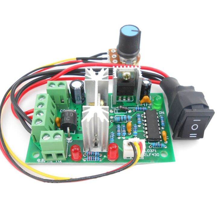 PWM DC Motor Speed Controller Switch DC 20A Current Regulator 10-60V ...