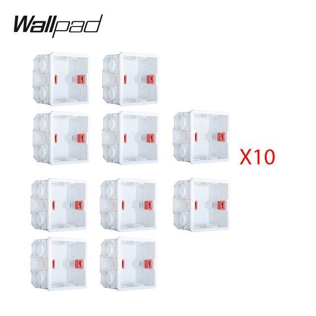 Wallpad 3x3 Single Wall Plate Mounting Box For Uk Eu Switch Socket ...