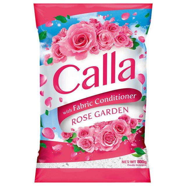 Calla Powder w/Fabric Conditioner Rose Garden Pink 800g | Lazada PH