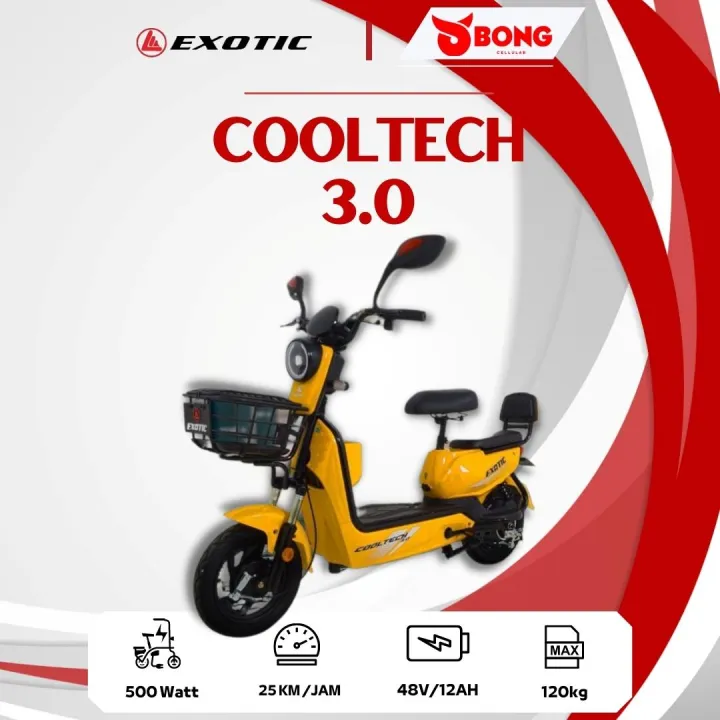 Sepeda Listrik Exotic Cooltech 3.0 Selis Cool Tech | Lazada Indonesia
