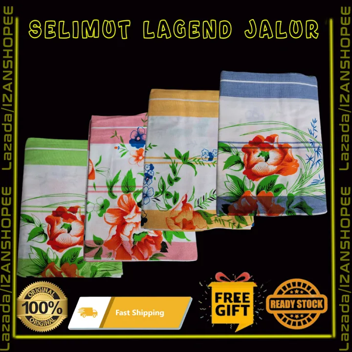 KAIN SELIMUT LEGEND TRIPLE 333 JALUR BIRU GRED AAA | Lazada