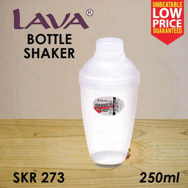 LAVA Shaker SKR 273 (250ml) BPA FREE Plastic Bottle Shake / Botol ...