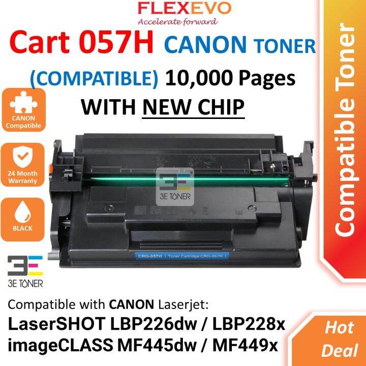 Compatible Canon Cartridge 057 057H ( WITH CHIP ) HIGH YIELD Toner for ...