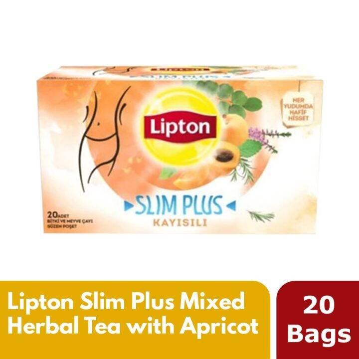 Lipton Slim Plus Mixed Herbal Tea with Apricot 20bags | Lazada PH