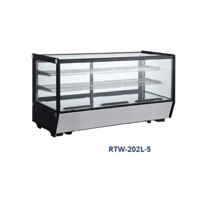 Gea RTW-202L-5 Counter Top Square Cake Showcase / Cake Display Kaca ...