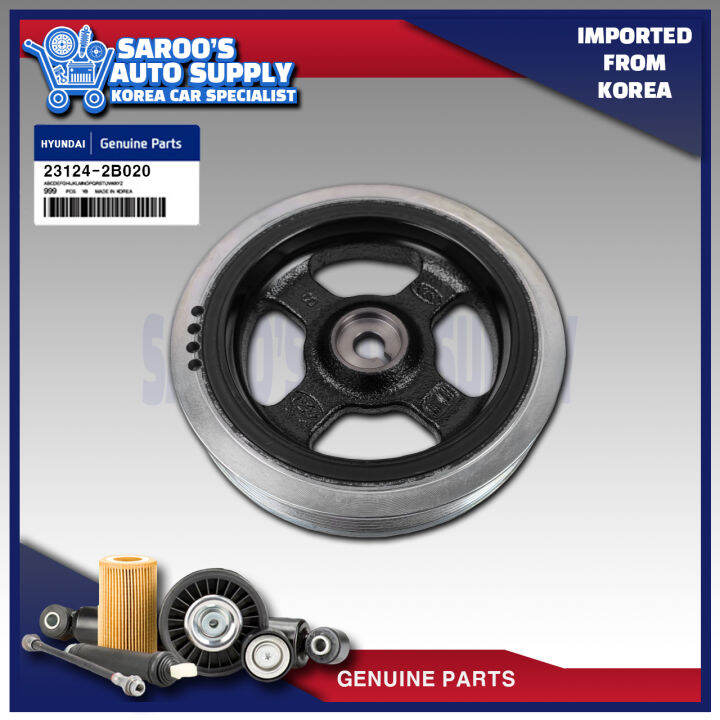[Gamma][Genuine] Damper Pulley / Crankshaft Pulley For Hyundai , Kia ...