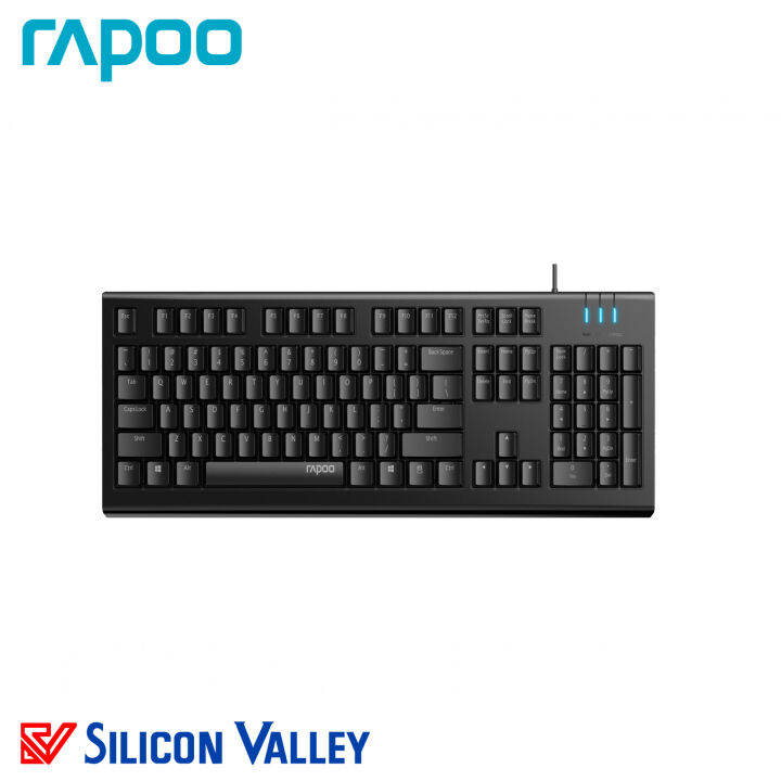 Rapoo NK1800 Black Wired Keyboard | Lazada PH